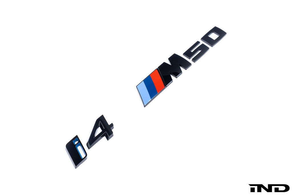 BMW Gloss Black Trunk Emblem - G26 i4 M50 | AutoTecknic USA