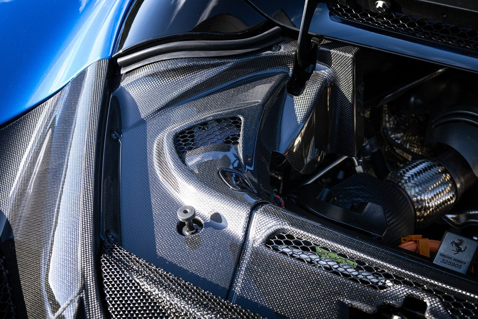 Capristo Carbon Fiber Engine Bay Covers - Ferrari 296 GTS | Capristo ...