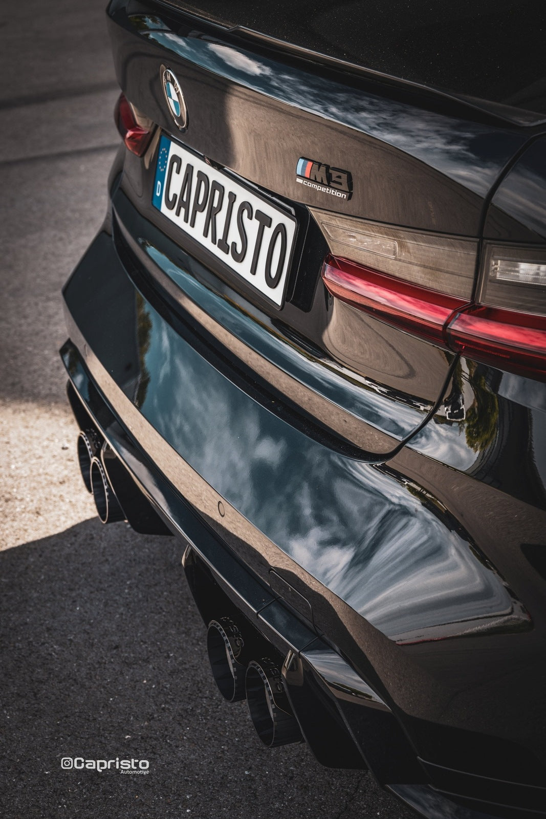 Capristo ECE Valved Exhaust + Mid-Silencer Spare + Wicrom Tips (OE ...