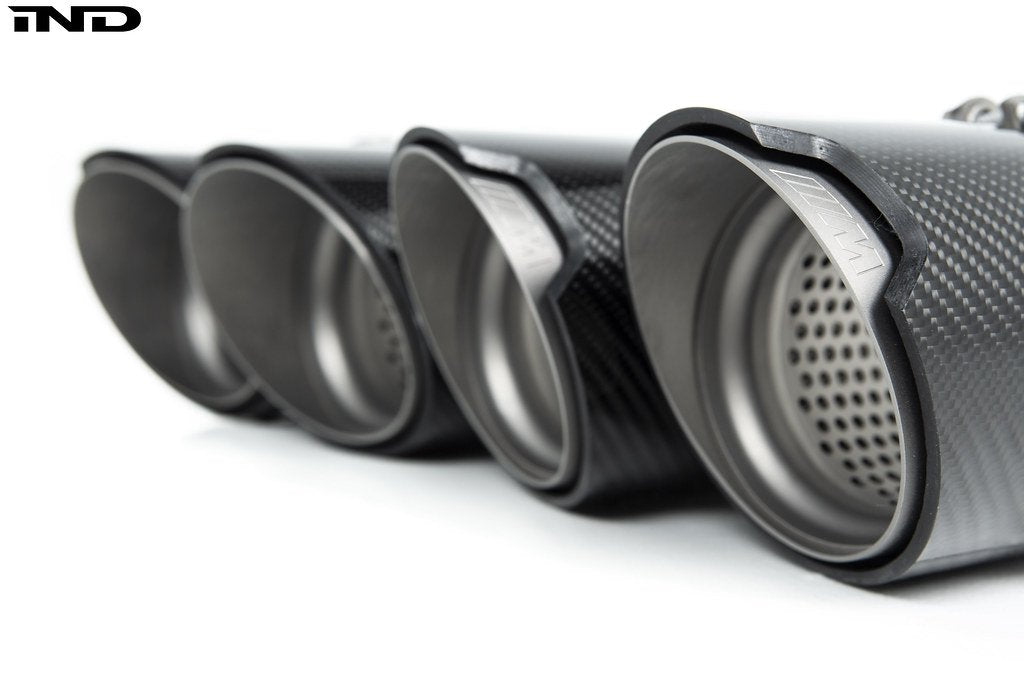 BMW M Performance Titanium + Carbon Exhaust Tip Set - F95 X5M | F96 X6M ...