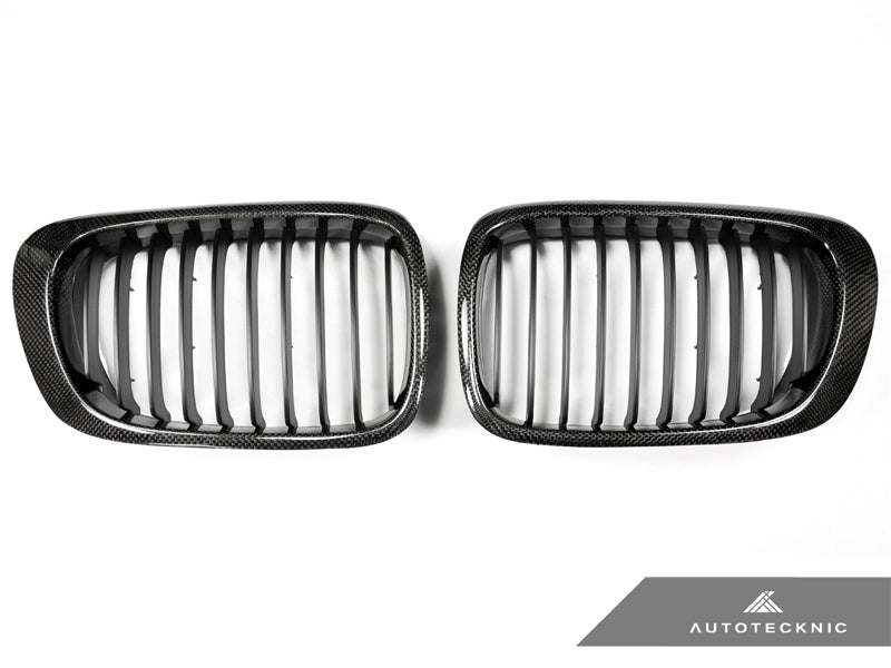 AutoTecknic Carbon Fiber Front Grille Set - E46 3-Series Coupe Pre ...