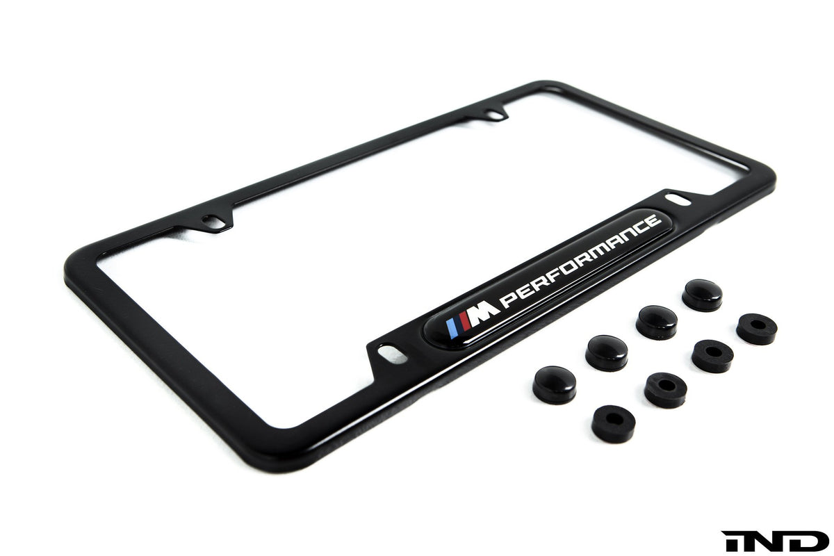BMW M Performance Black Stainless Steel Plate Frame | AutoTecknic USA