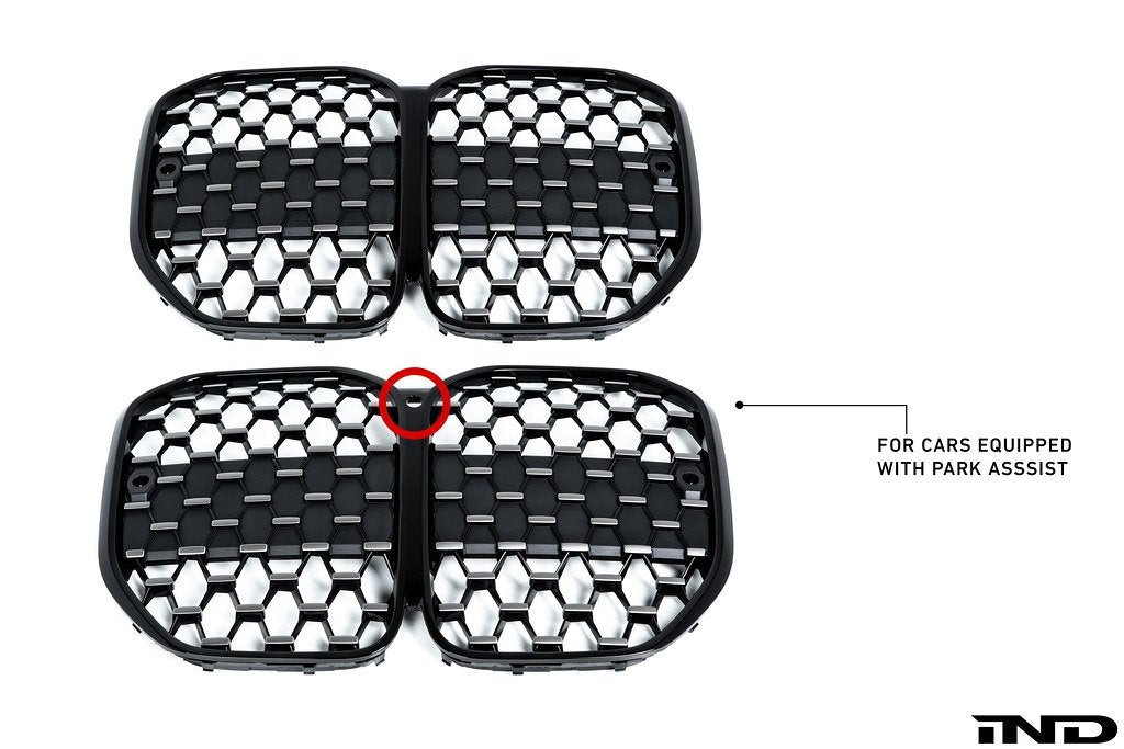 BMW M Performance Gloss Black Front Grille - G22 4-Series | AutoTecknic USA