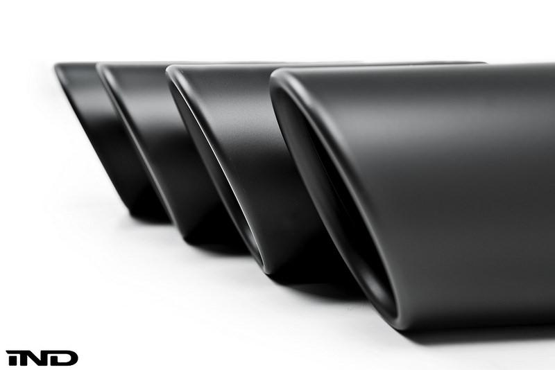 IND Matte Black Coated Exhaust Tip Set - F87 M2C | F80 M3 | F82/ F83 M4 ...